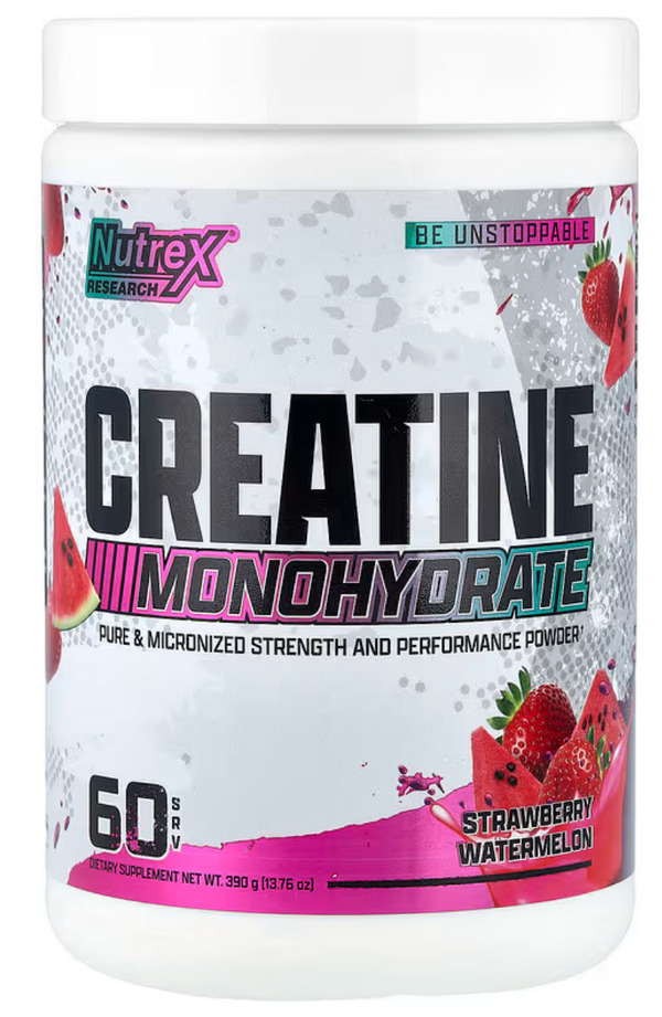 Creatine Monohydrate Strawberry Watermelon – Nutrex Research – 31 Serv