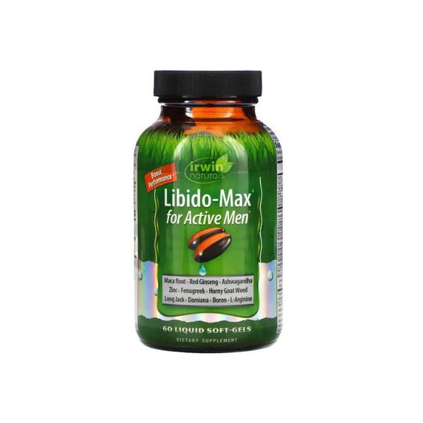Irwin Naturals Libido Max for Active Men – 60 Cápsulas