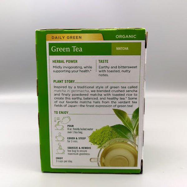 Organic Green Tea Matcha with Toasted Rice 16 BAG