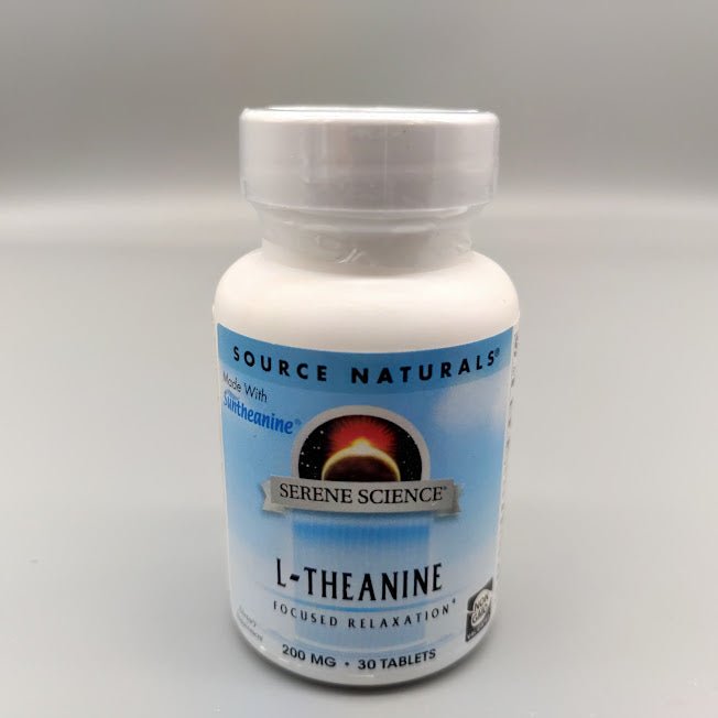 Serene Science® L-Theanine 200 mg 30 Tablet | Source Naturals
